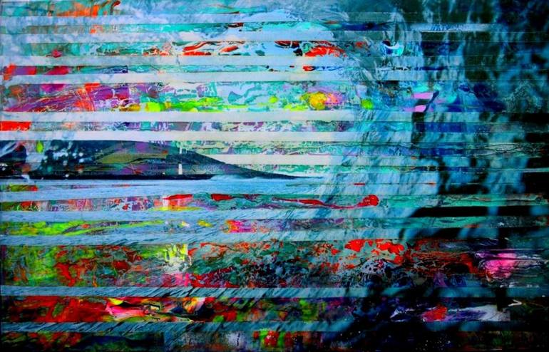 Wavelength Painting by Shahina Jaffer | Saatchi Art