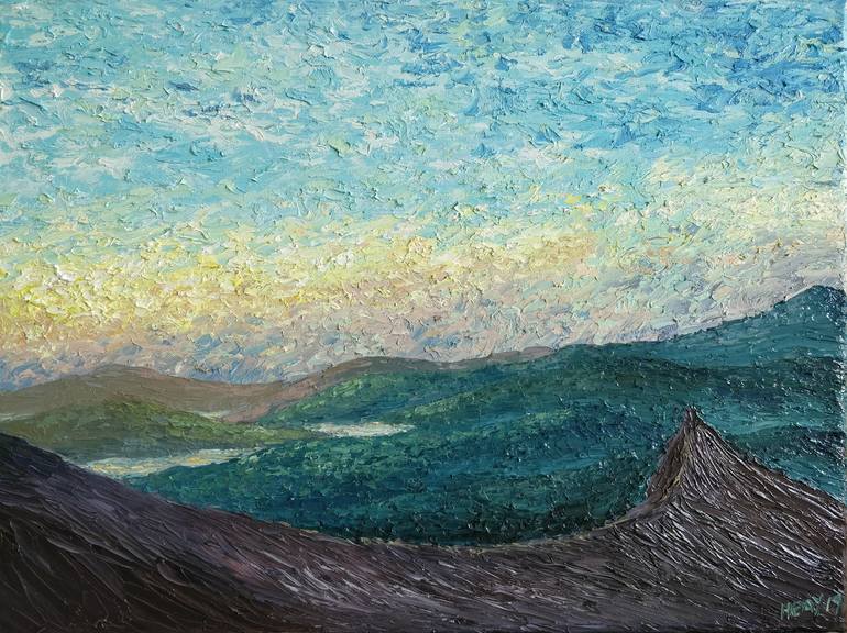 Mount Kinabalu Painting by YinkHeay Kong | Saatchi Art