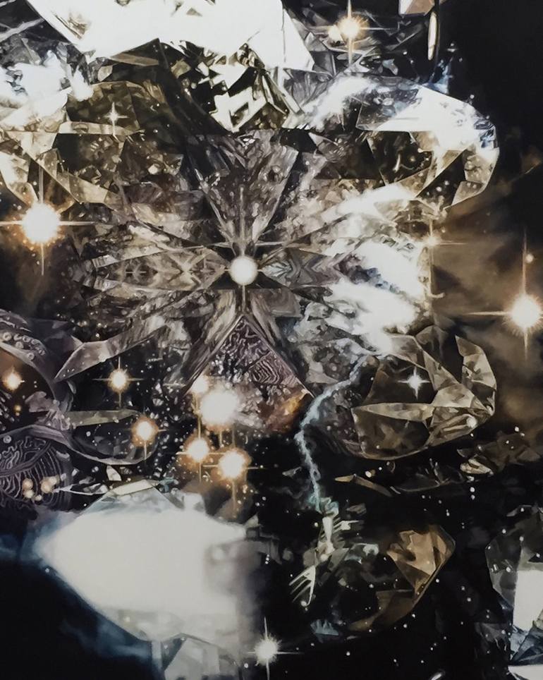 before the throne there was a sea, like crystal Painting by Doro ...