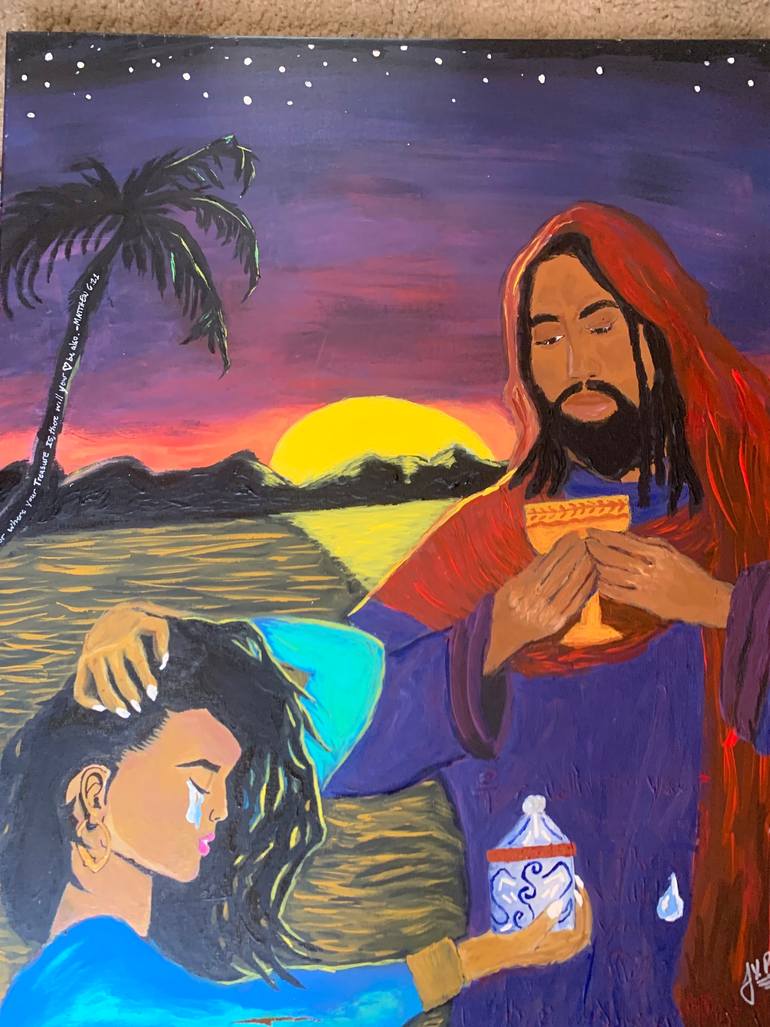 Alabaster box Painting by Jalen Bracewell | Saatchi Art