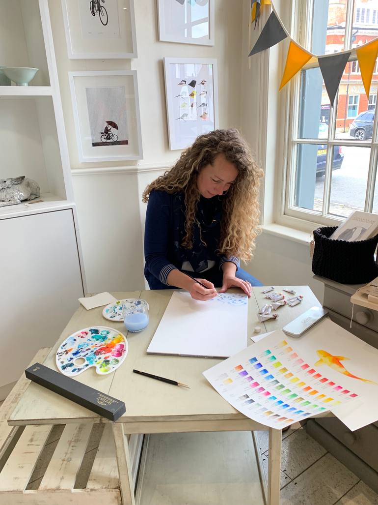 Through Calm and Stormy Waters Painting by Emma Benz | Saatchi Art