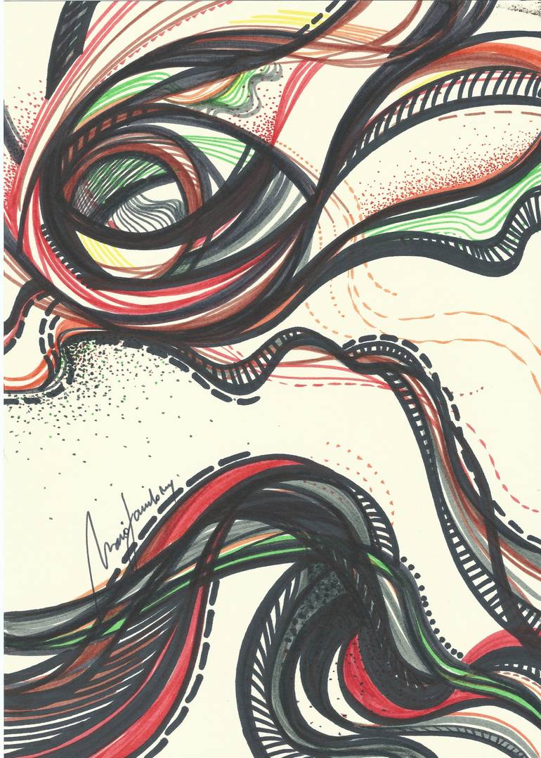 I SEE YOU Drawing by Maria Lambru | Saatchi Art