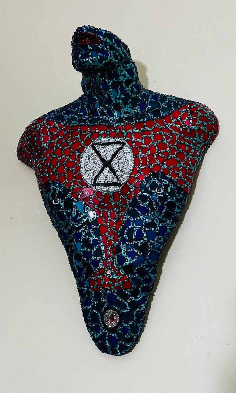 The Shield Sculpture by Andru Fijalkowski | Saatchi Art