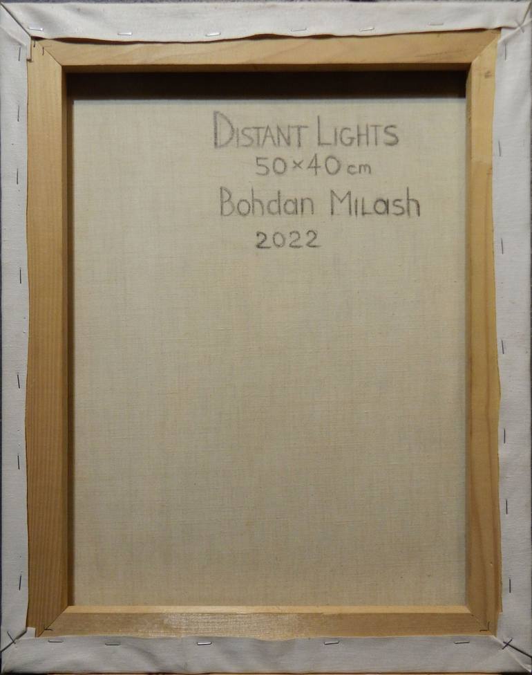 Distant Lights Painting by Bohdan Milash | Saatchi Art