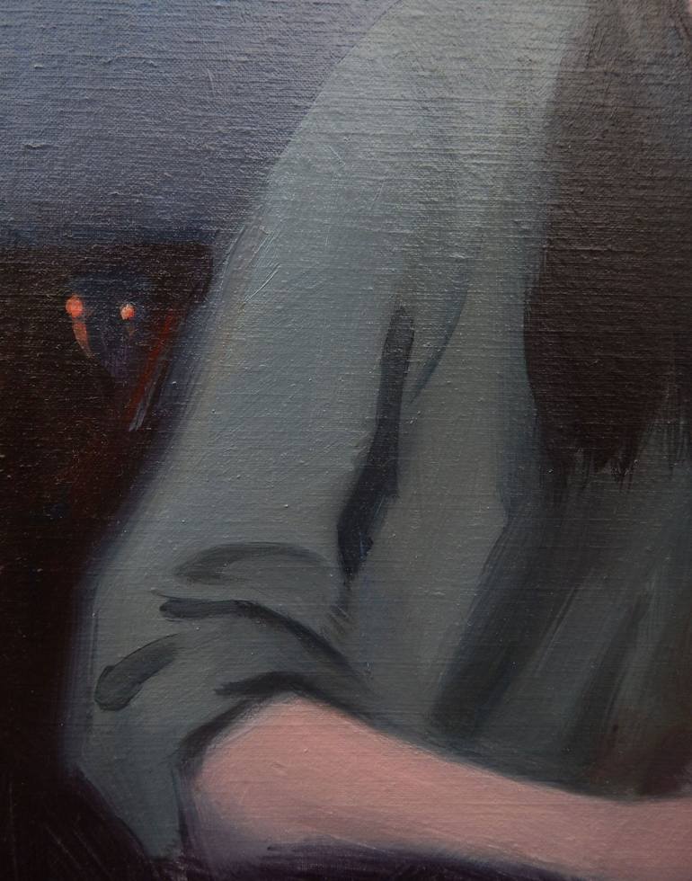 Distant Lights Painting by Bohdan Milash | Saatchi Art