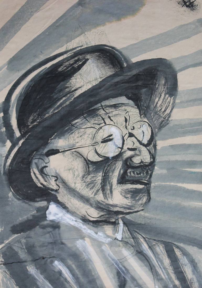 James Joyce Drawing by Varya Natkina | Saatchi Art