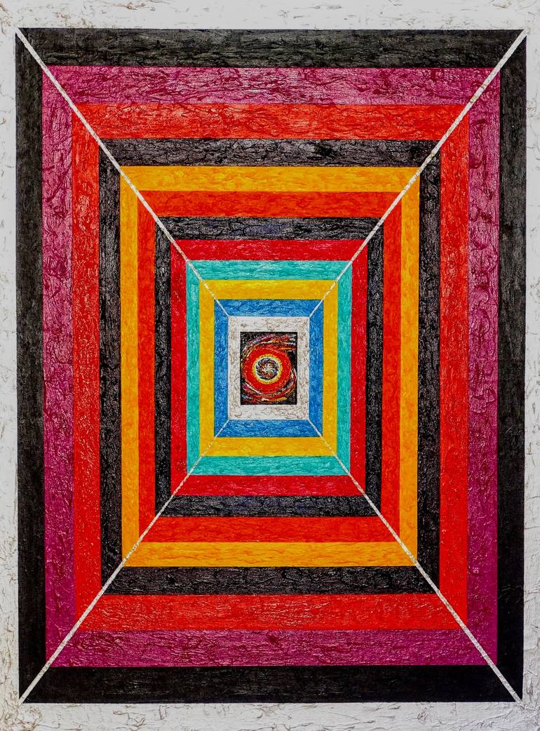 Journey of Man Painting by Ramesh Rao | Saatchi Art