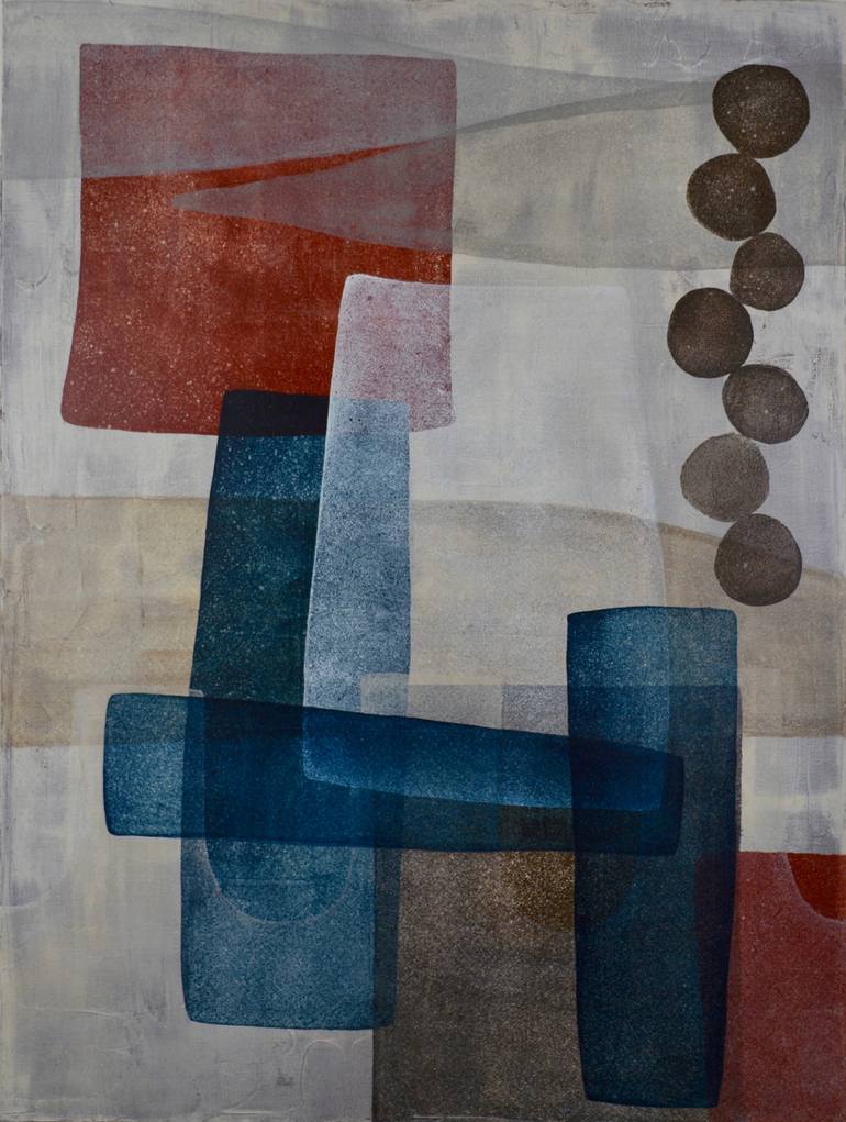Rainy morning conversation Painting by Naomi Balint | Saatchi Art