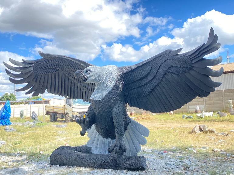 Eagle Outdoor Sculpture by Tendekayi Tigere | Saatchi Art