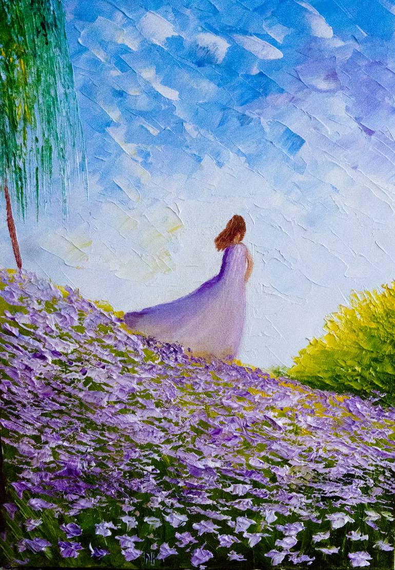 Summer Afternoon Painting by Natasha Petrosova | Saatchi Art
