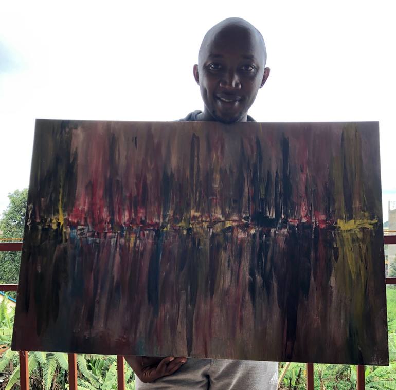 FIRE WITHIN Painting by Erick Maina | Saatchi Art
