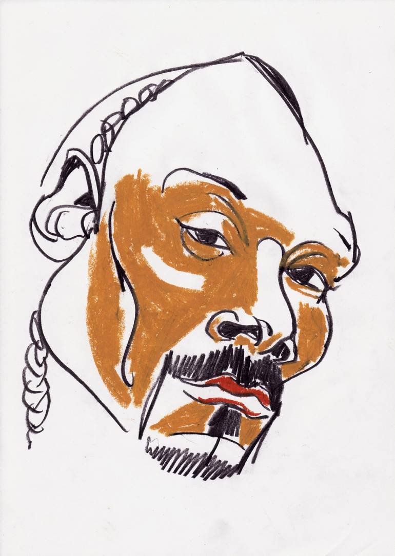 Snoop Dogg Drawing by Daniel Karotka | Saatchi Art