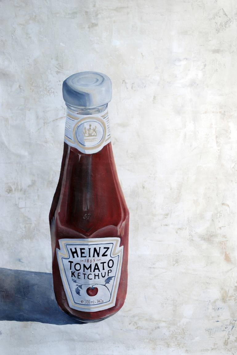 Ketchup Painting by Clare McEwan | Saatchi Art