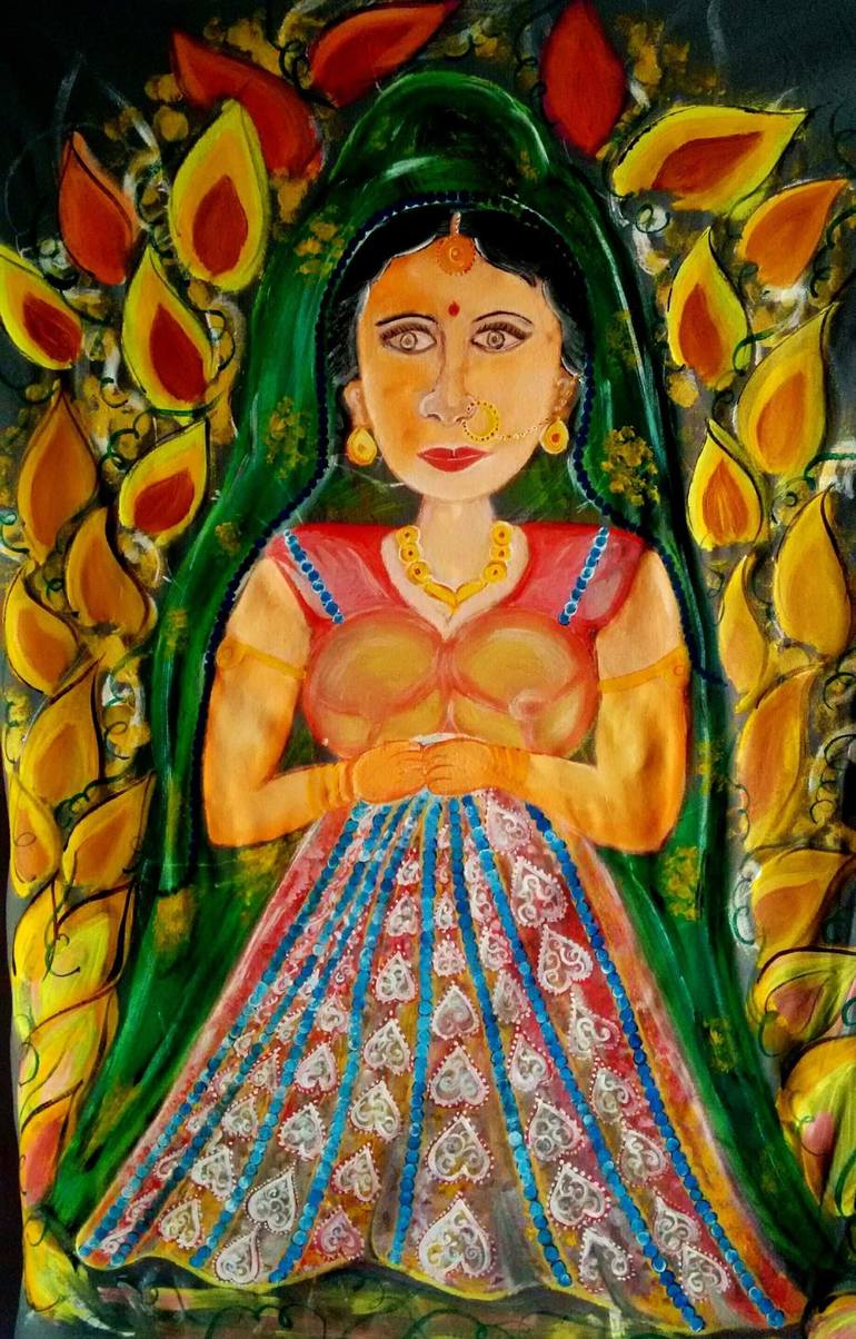 Mood of Glow Painting by Mridula Pandit | Saatchi Art