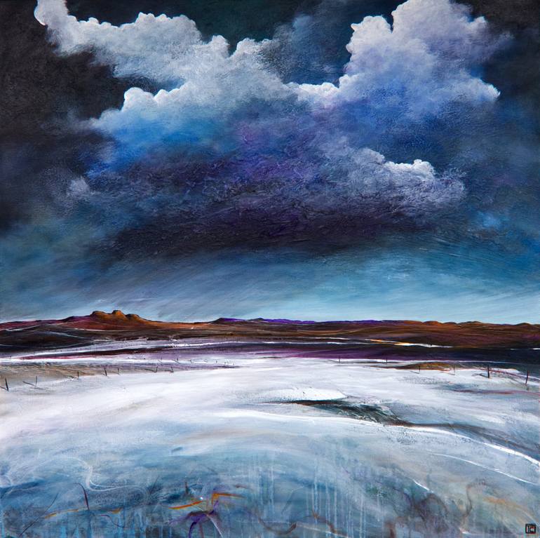 Purple Rain Painting by Tania Chanter | Saatchi Art