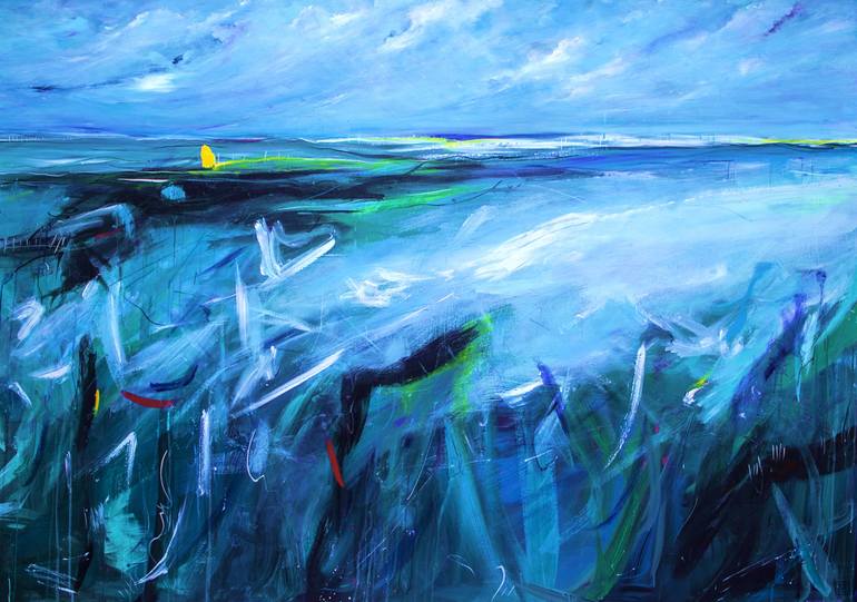 Sea Tangled Horizon Painting by Tania Chanter | Saatchi Art