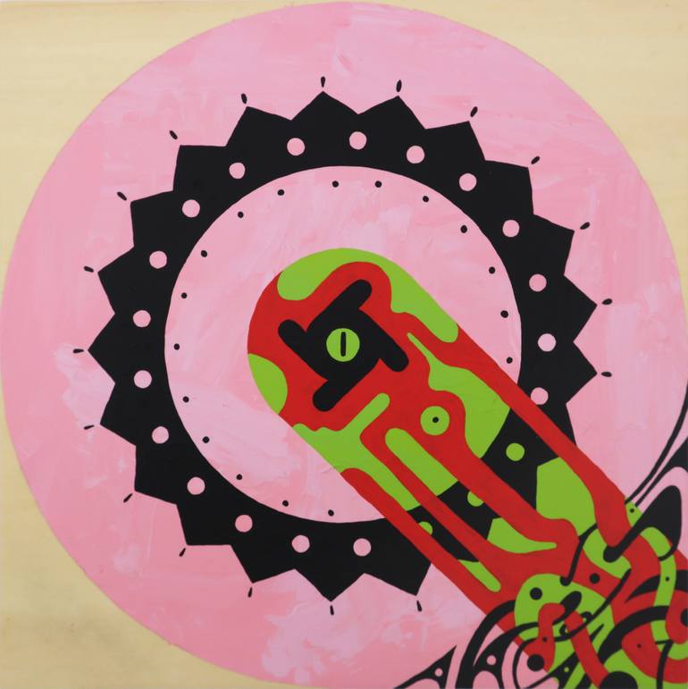 The Pinch Circle Machine Painting by Ryan Hegarty | Saatchi Art