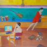 Dysmorphophobia Painting by Svetlana Ushakova | Saatchi Art