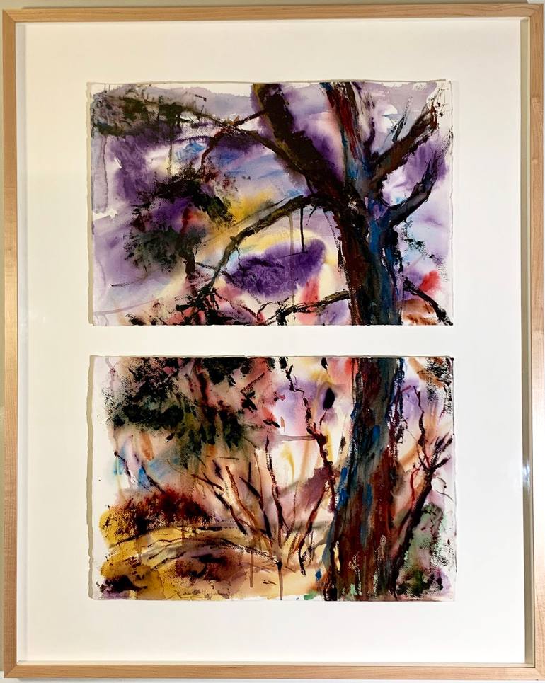 Bent Pine Painting by Sandra Hawkins | Saatchi Art