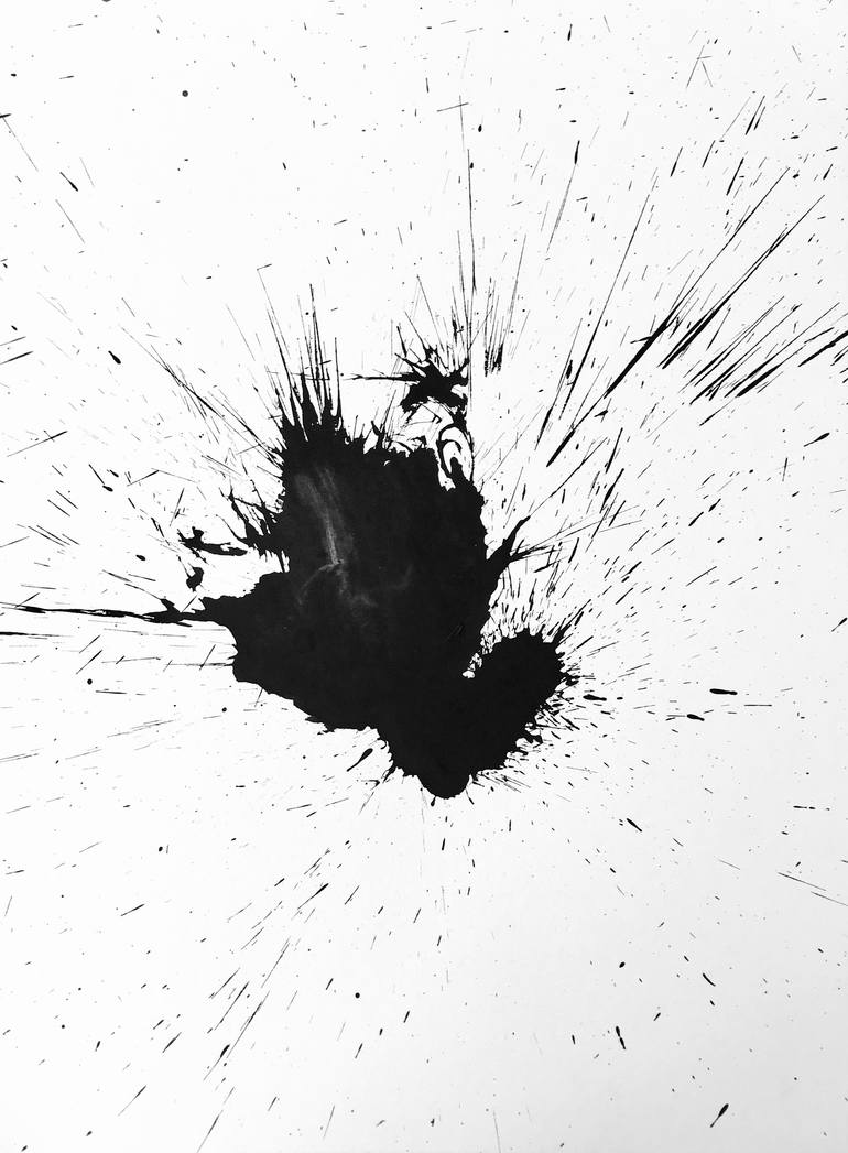 Splat #3 Drawing by Chaya H | Saatchi Art