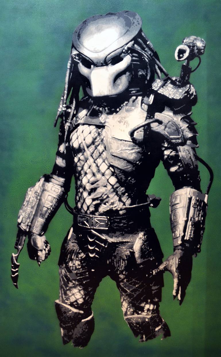 THE PREDATOR movie 1987 Hollywood USA Painting by Denis Sotnikov ...