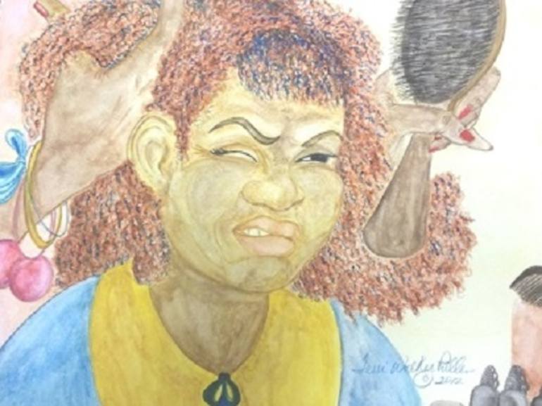 A Little Girl's Sacrifice Painting by Terri Walker Pullen | Saatchi Art