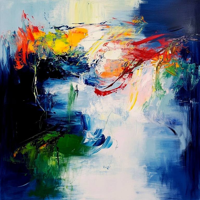 Abstract Unconscious Colors IV Digital by Juca Máximo | Saatchi Art