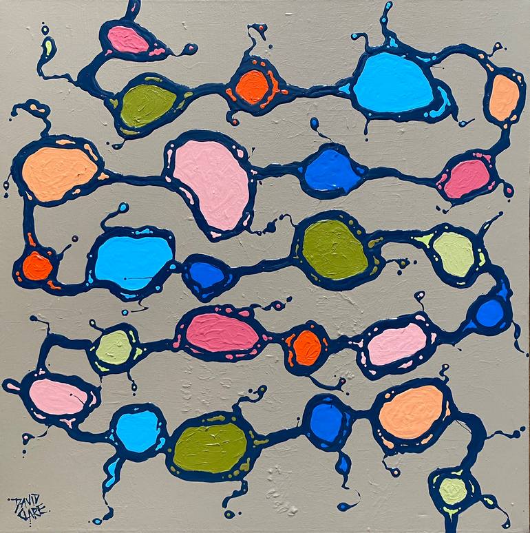 Amoeba Painting by David Clare | Saatchi Art
