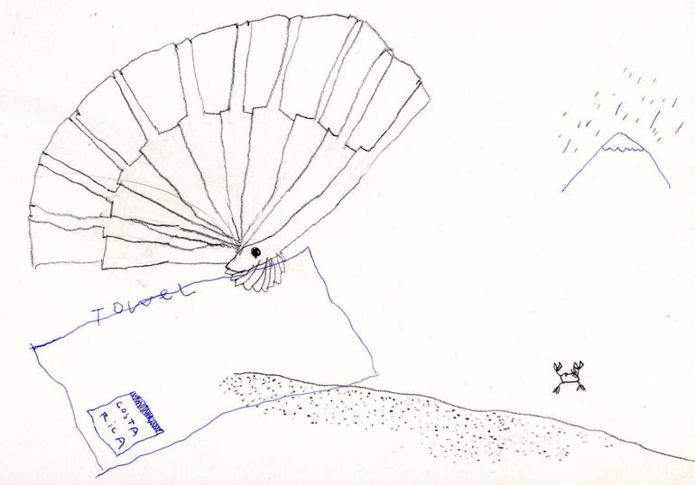 BYE BYE Drawing by Daniel Jane-Sors | Saatchi Art