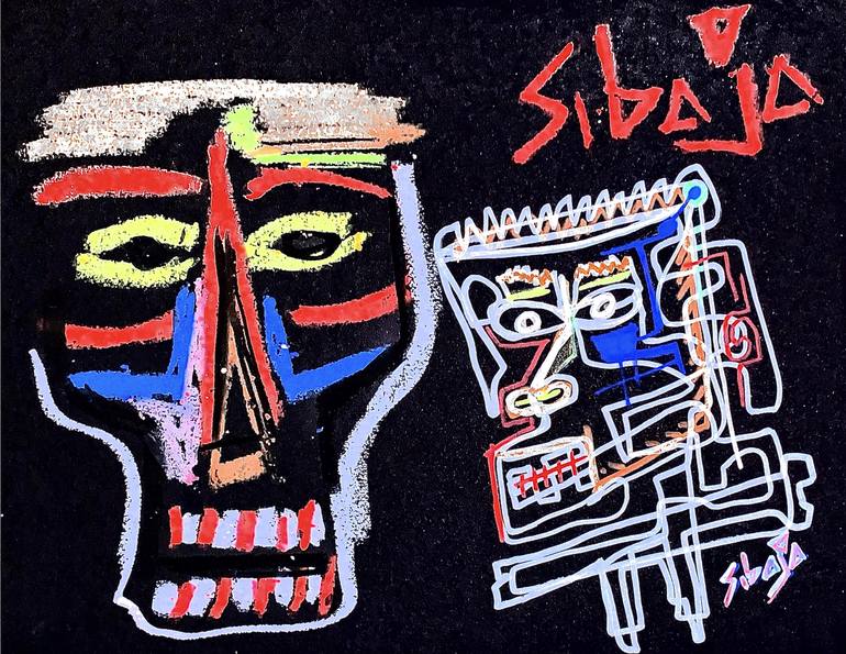 Past + Present Drawing by JR SIBAJA | Saatchi Art