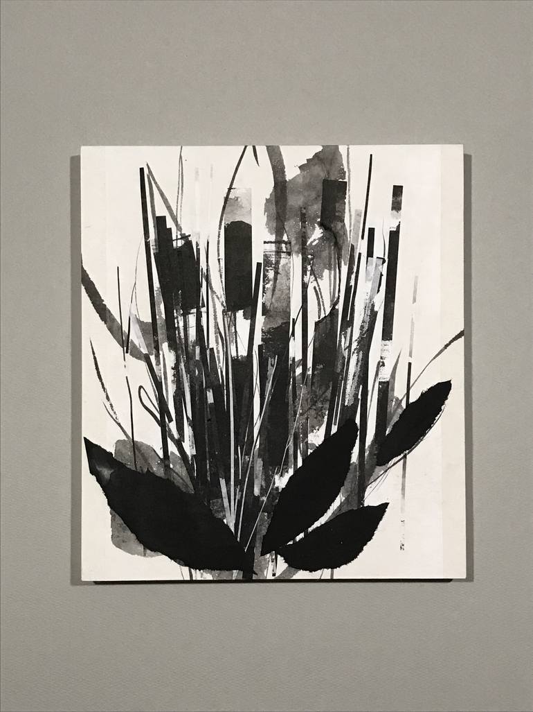 Flower, bird Painting by Michiko Art | Saatchi Art