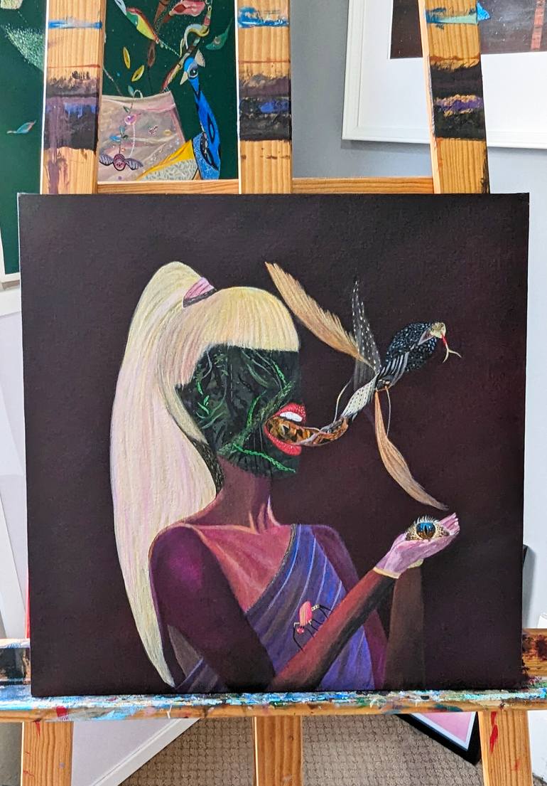 Meduza (Creatures of Desire) Painting by Renan Proenca | Saatchi Art