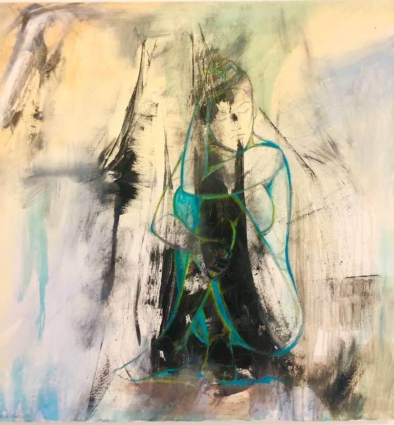 Thoughts Painting by Lana Mindeli | Saatchi Art