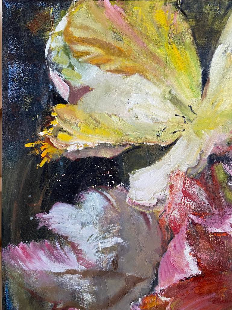 Floral Evolution of Life Painting by Daria Nikitenko | Saatchi Art