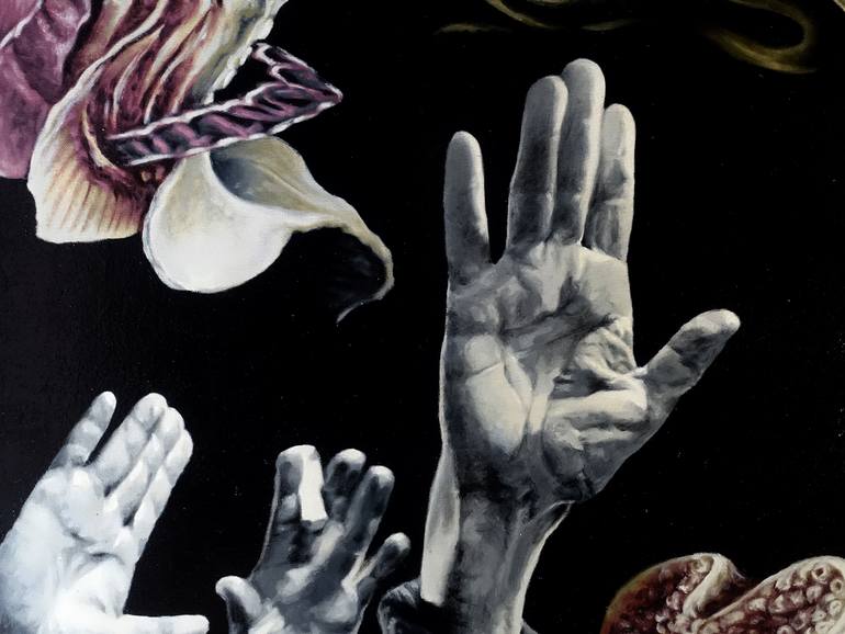 Slow Motion Explosion Painting by Nam Das | Saatchi Art
