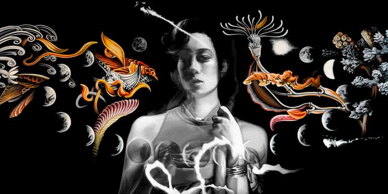 Satellite Seasons Painting by Nam Das | Saatchi Art