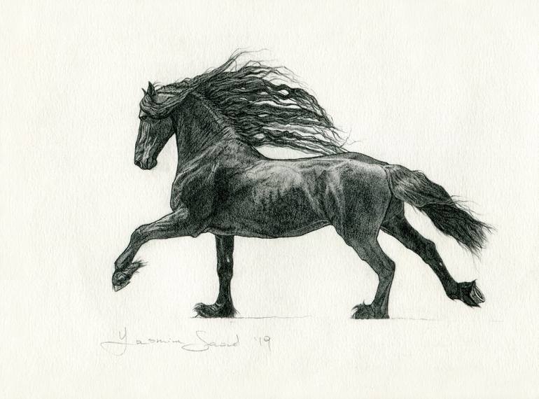Runaway Drawing by Yasmine Saad | Saatchi Art