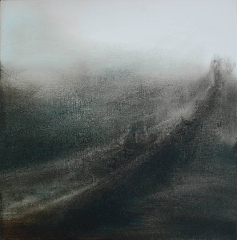 boat ride Painting by xanthippe tsalimi | Saatchi Art