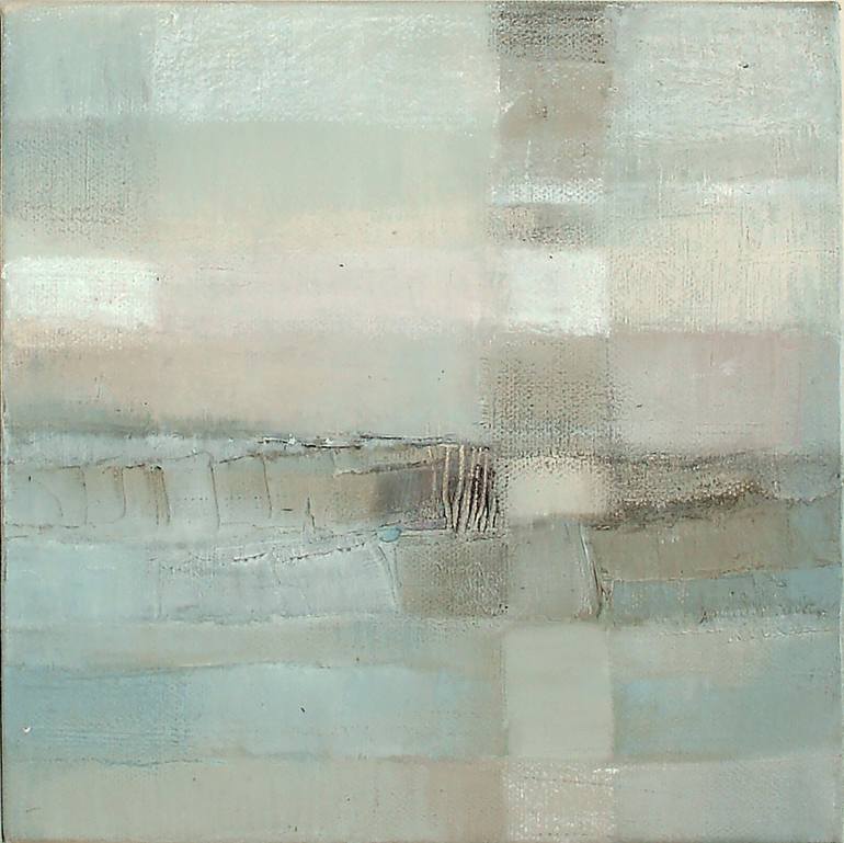 Blue Squares Painting by xanthippe tsalimi | Saatchi Art