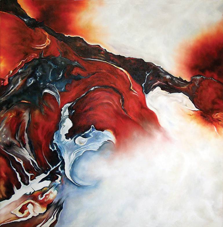 Internal Combustion V Painting by Barry Spence | Saatchi Art