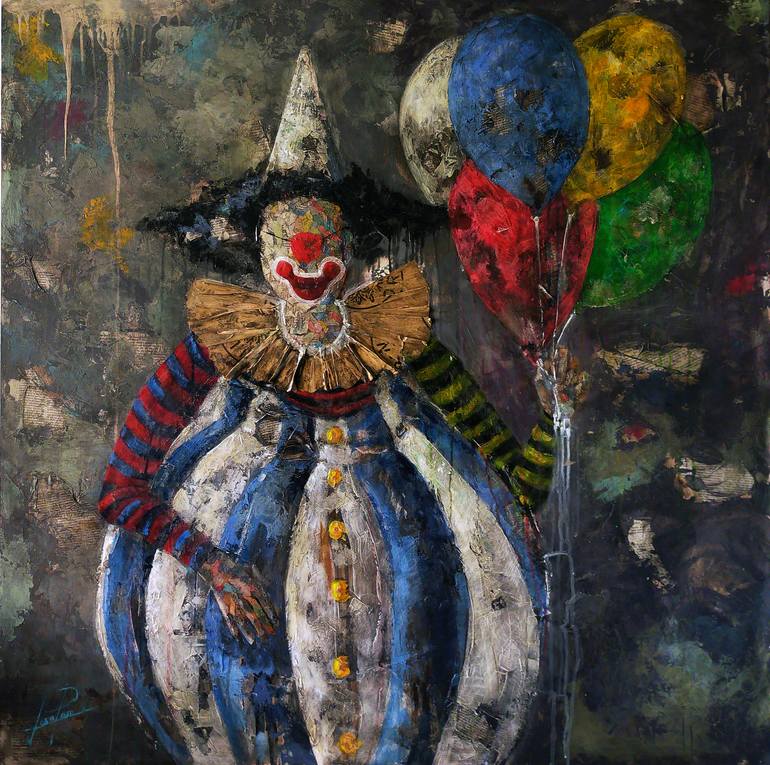 SERIE PAYASO 0009 Painting by Josep Pozo | Saatchi Art