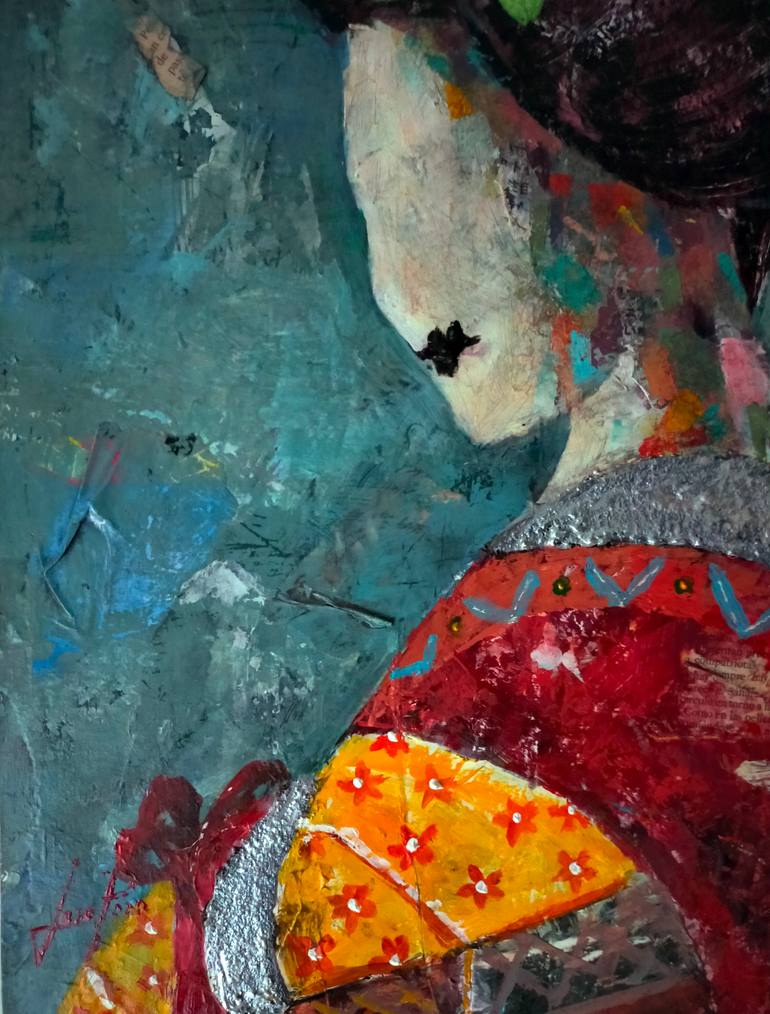 SERIE GEISHA 00065 Painting by Josep Pozo | Saatchi Art