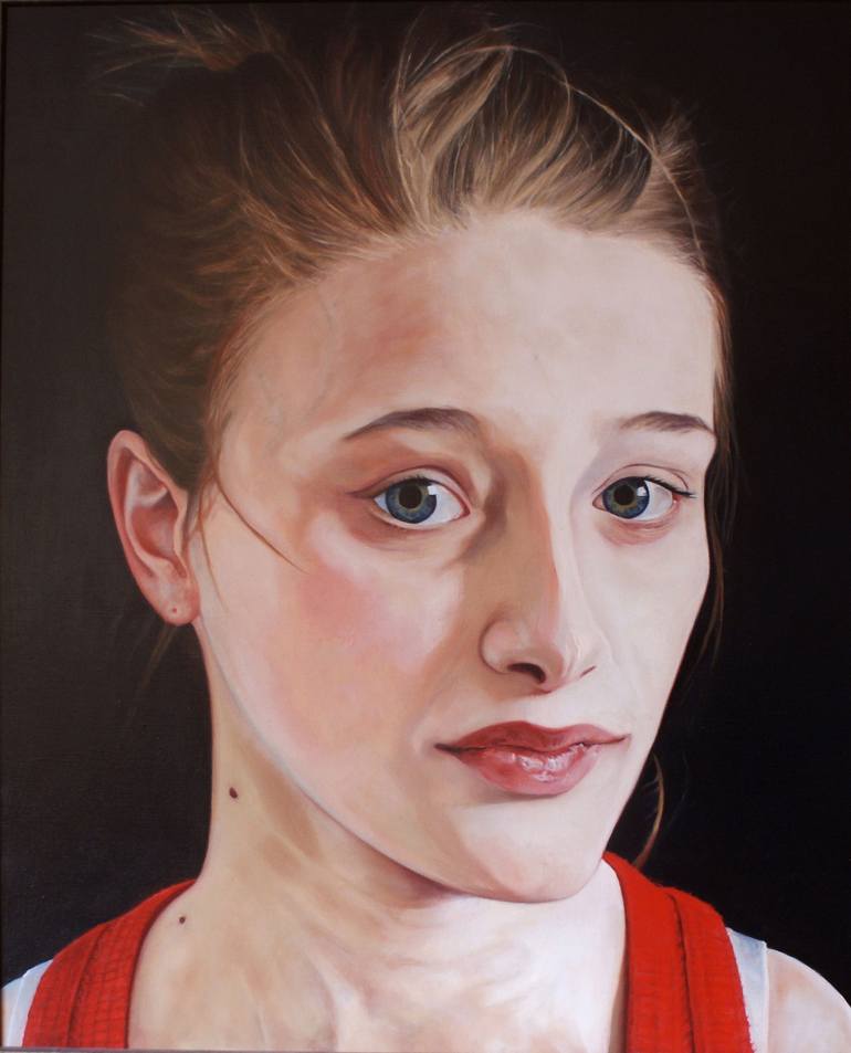 Adeline Painting by Mathilde Hedouart | Saatchi Art