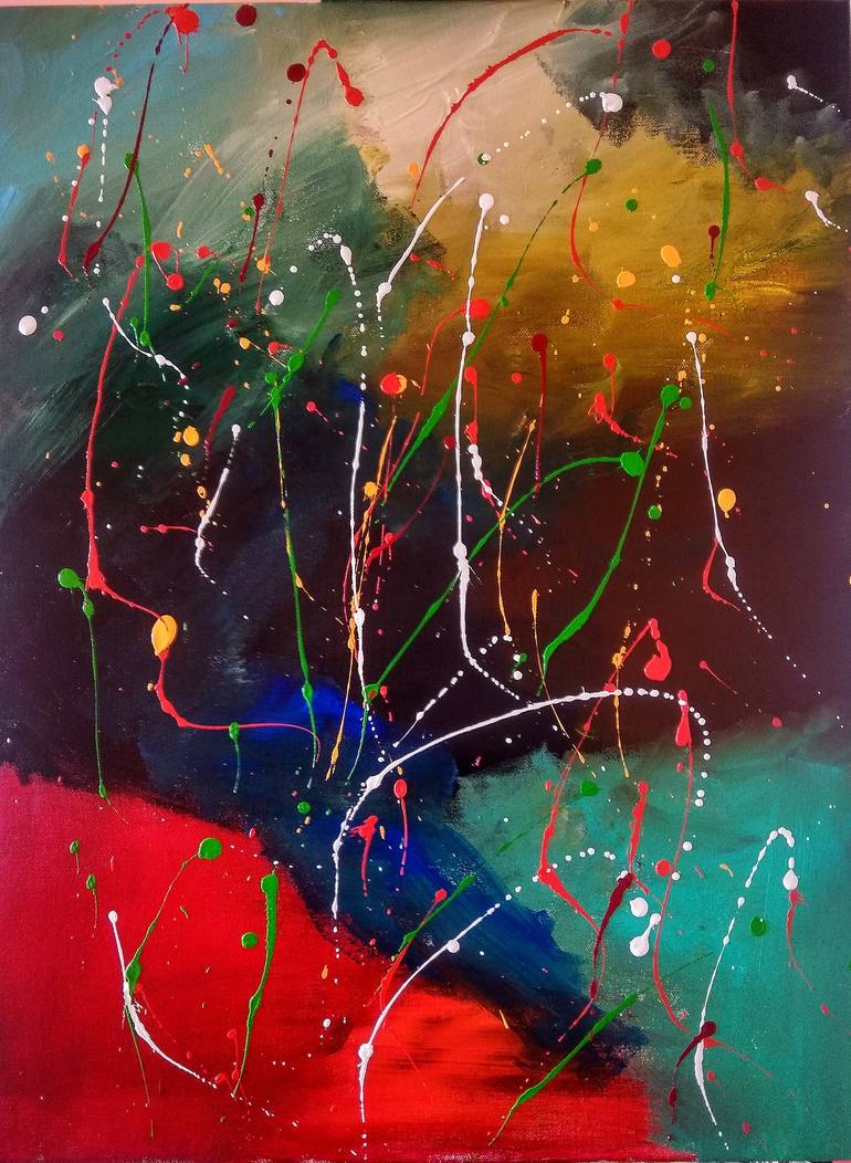 Indiscreet Instinct Painting by Saptarshi Mukherjee | Saatchi Art