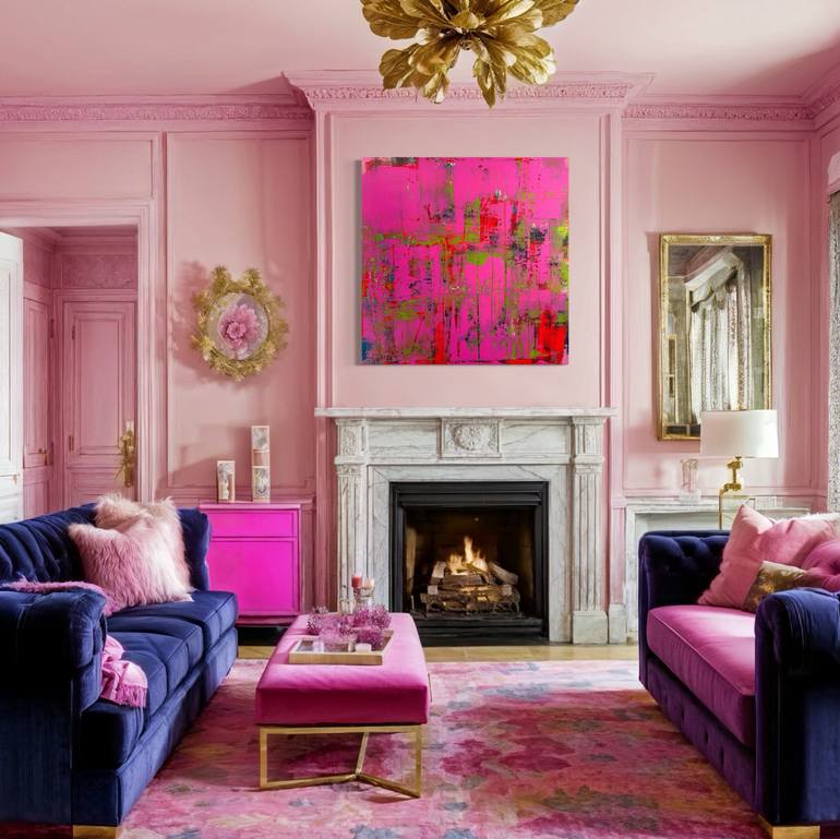 Splintered Kaleidoscope Painting by Susan Handau | Saatchi Art