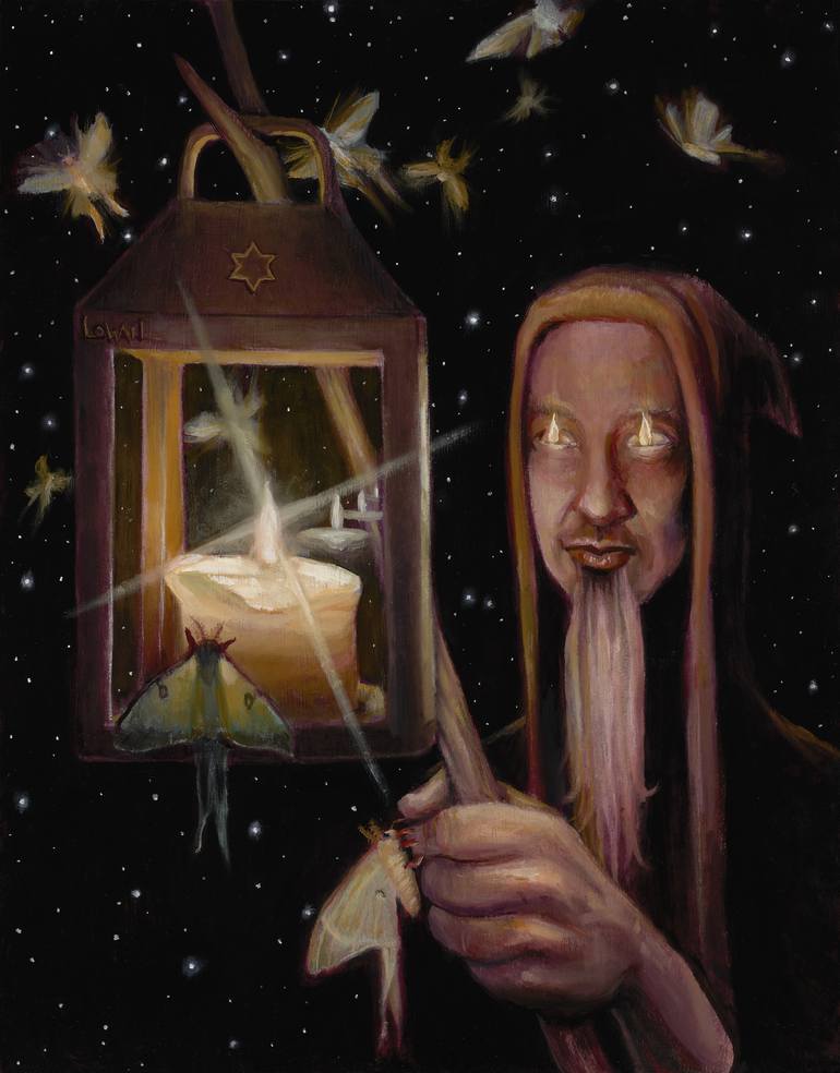 The Hermit Painting by Chris Lowail | Saatchi Art