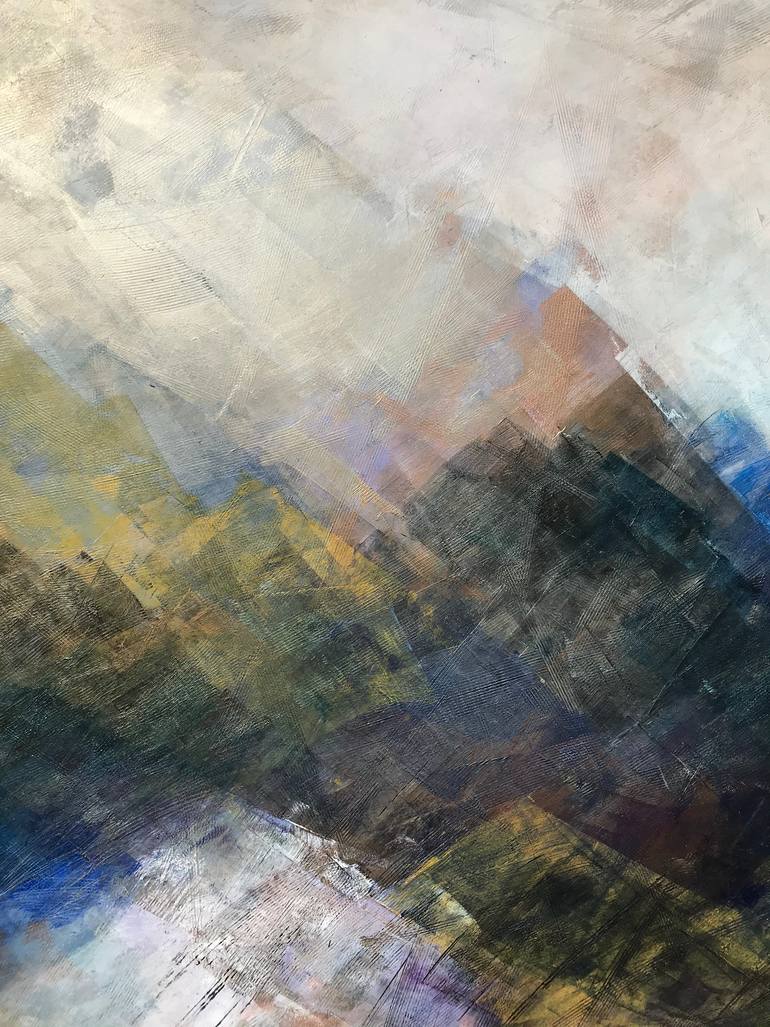 Landscape in bloom II Painting by Sara Sepulveda | Saatchi Art