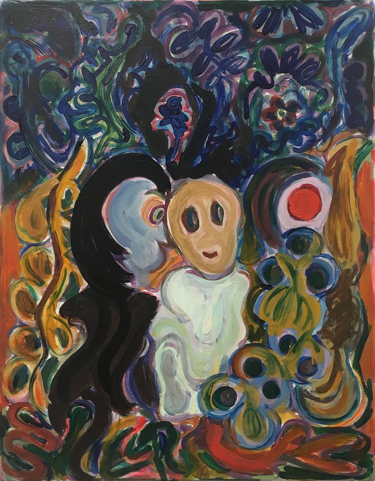 Grey Ghost Painting by Judith Keeshan | Saatchi Art