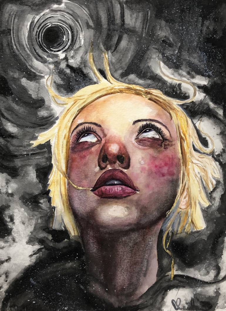 L’absence Painting by Anirbas Art | Saatchi Art