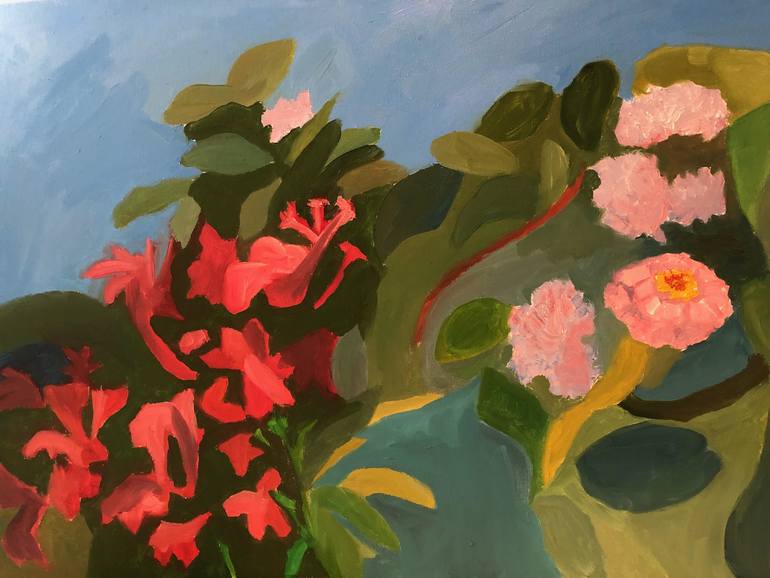 Flowers 3 Painting by Patricia Fierro | Saatchi Art